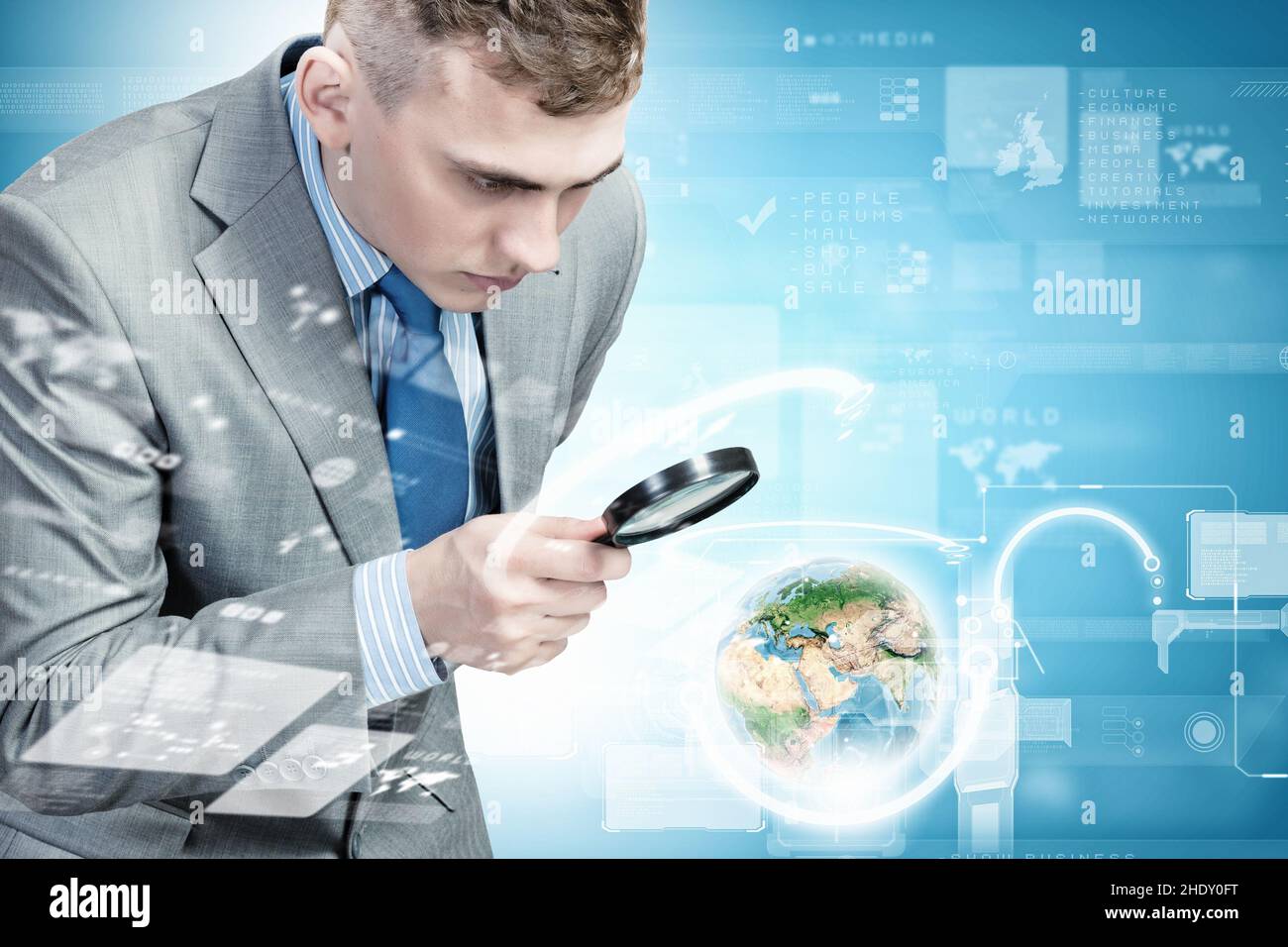 Global digitization hi-res stock photography and images - Alamy
