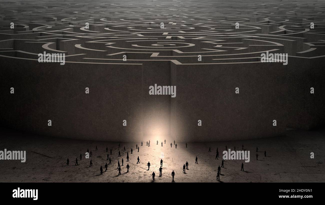 labyrinth, maze, labyrinths, mazes Stock Photo - Alamy
