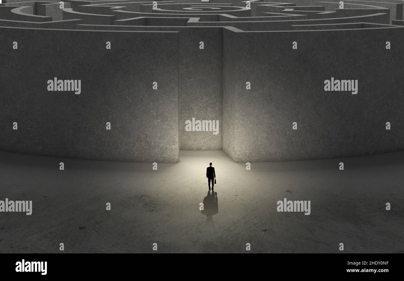 businessman, disoriented, lost, boss, businessmen, executive ...