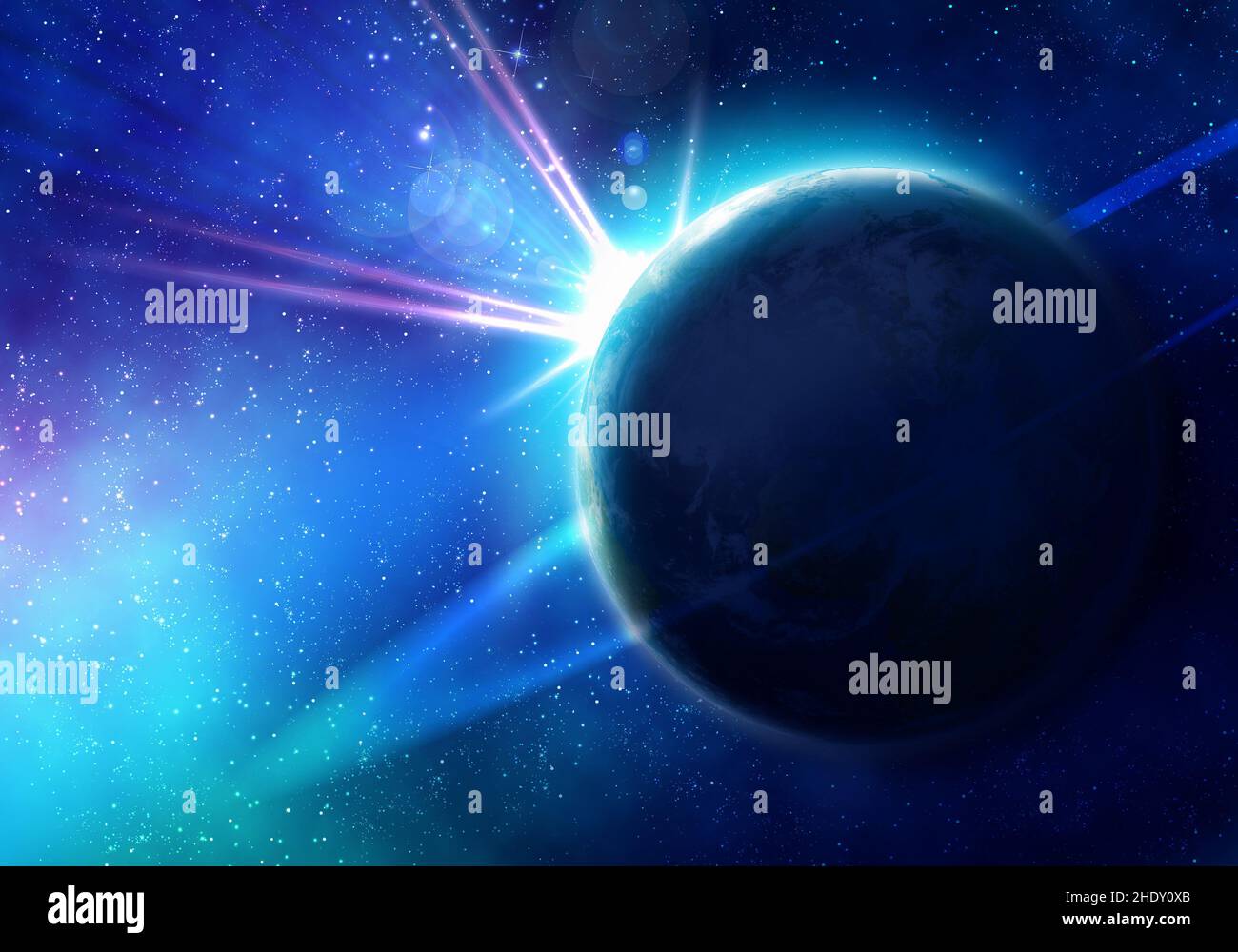 light beam, space, planet, light beams, lightning, spaces, astronomy ...