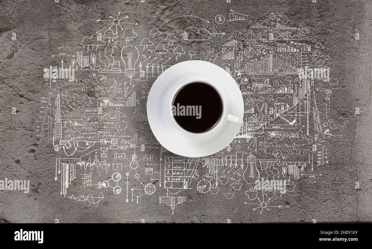 coffee, coffee time, planning, graphic, mind mapping, coffees, coffee ...