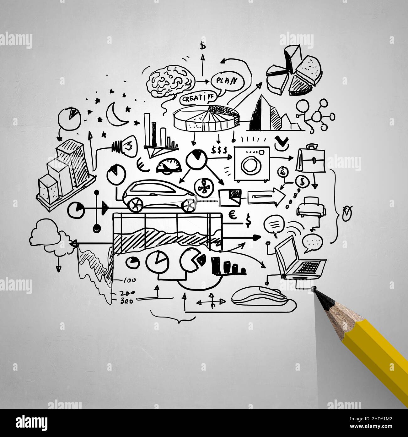 Innovation ideas mind mapping hi-res stock photography and images - Alamy