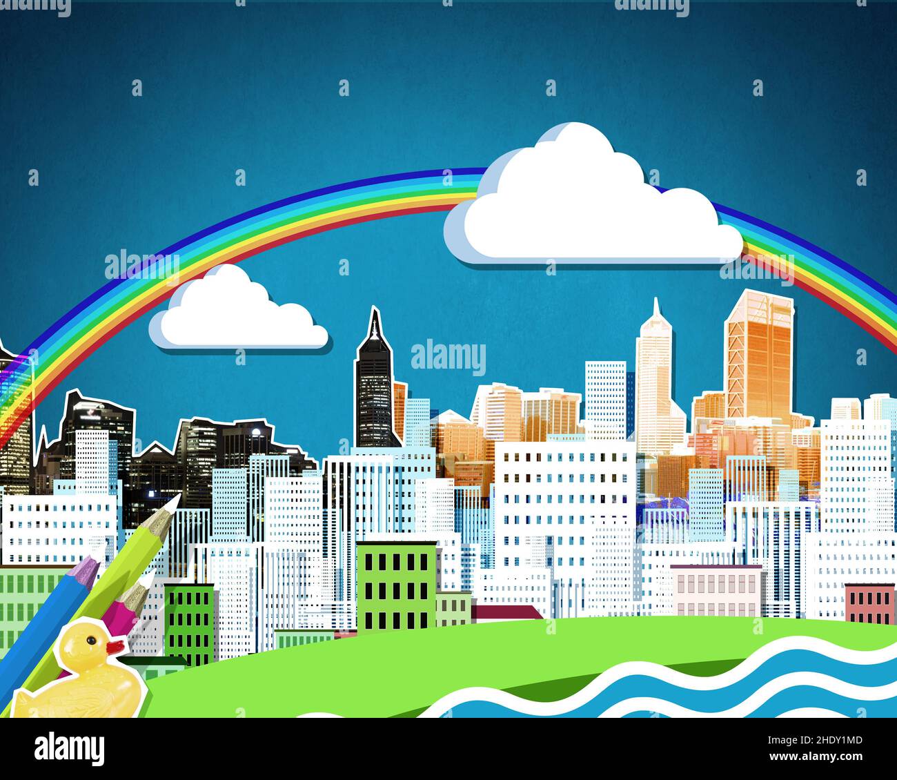 urban landscape, metropolis, urban planning, urban landscapes Stock ...