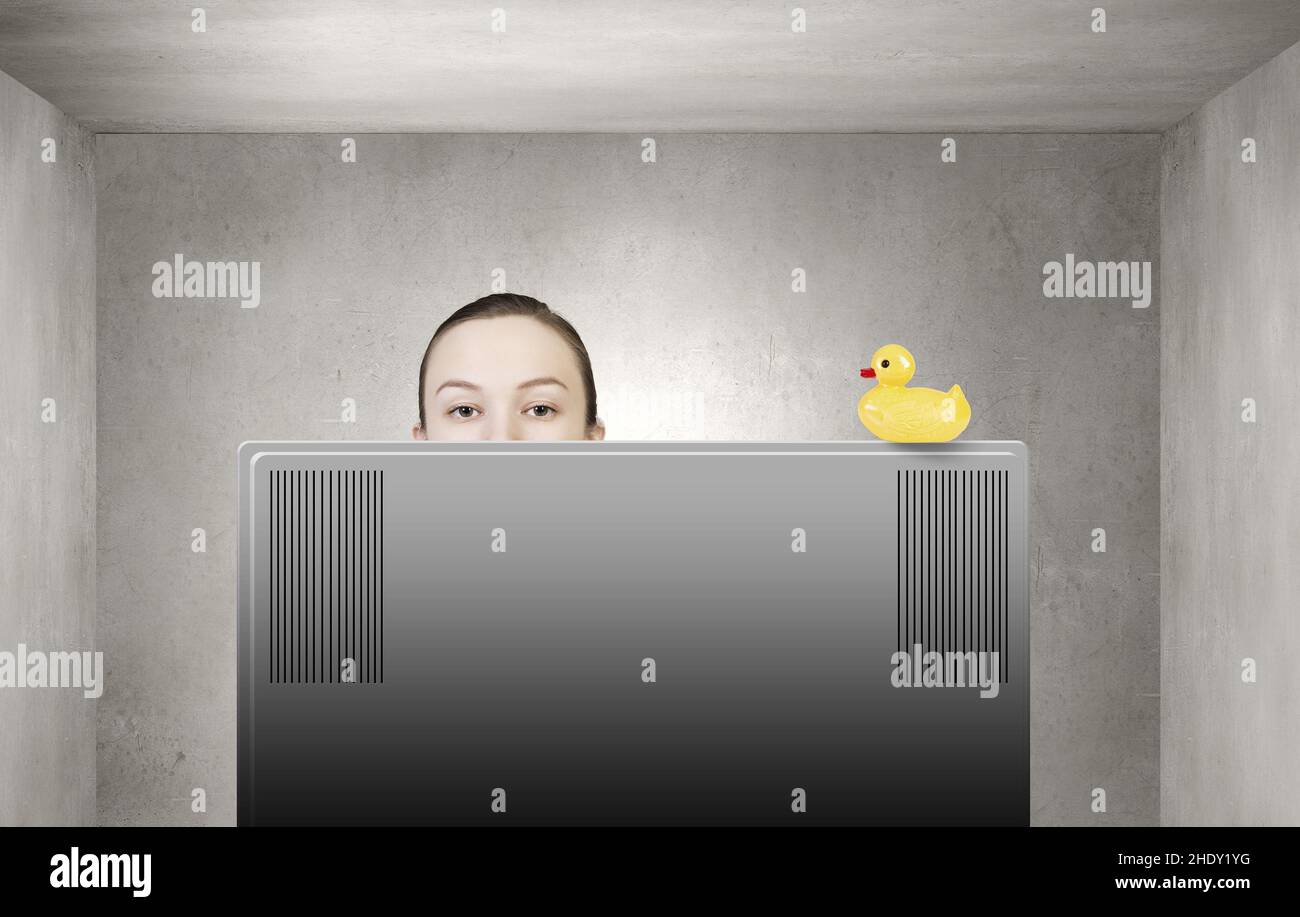 woman, computer, isolation, internet, nerd, female, ladies, lady, women ...