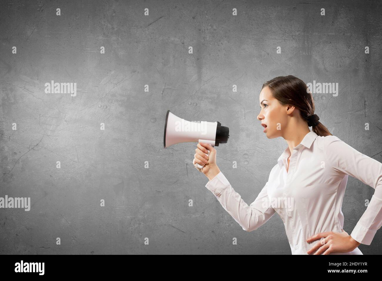 advertising, message, megaphone, messages, megaphones Stock Photo - Alamy
