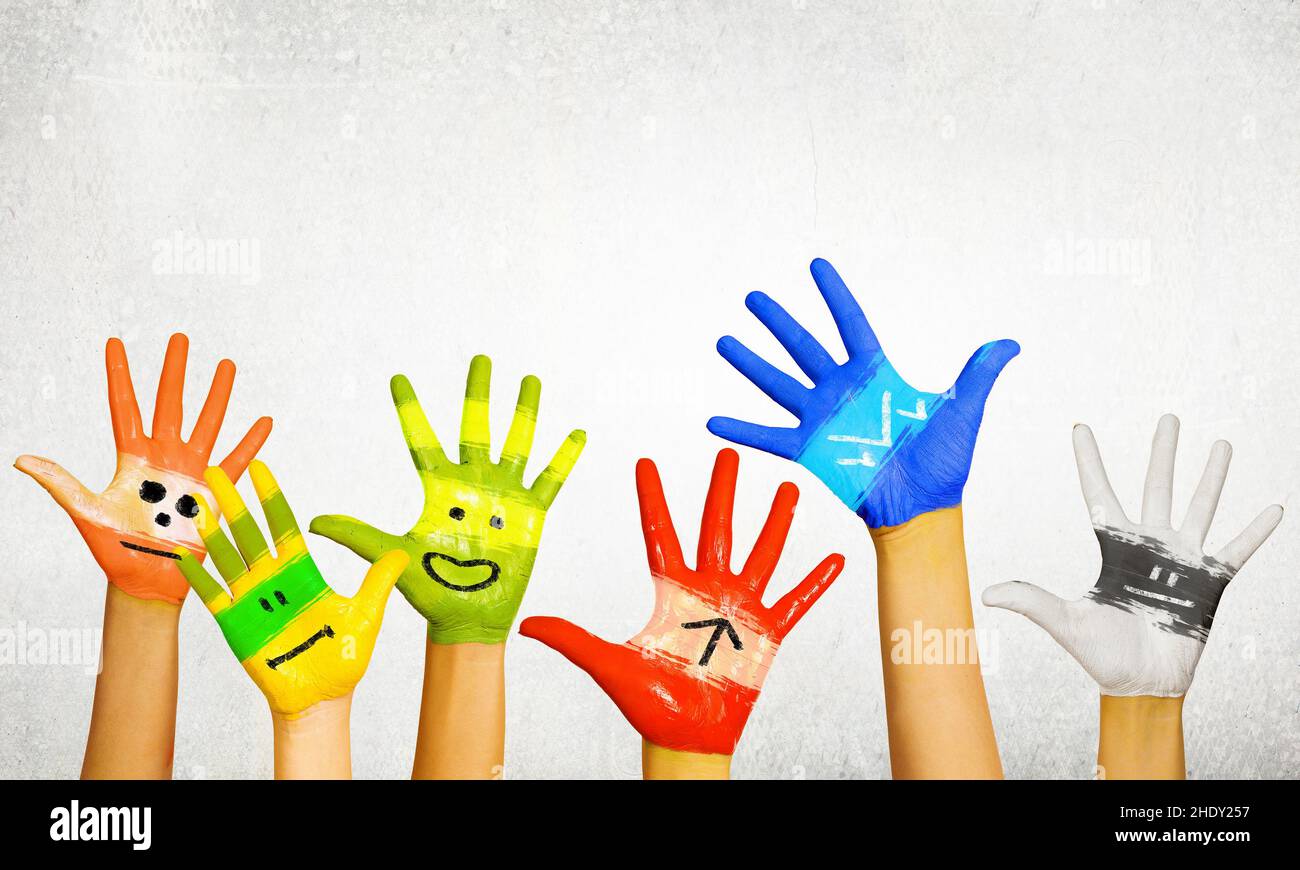 positive, expressing positivity, children's hands, positives ...