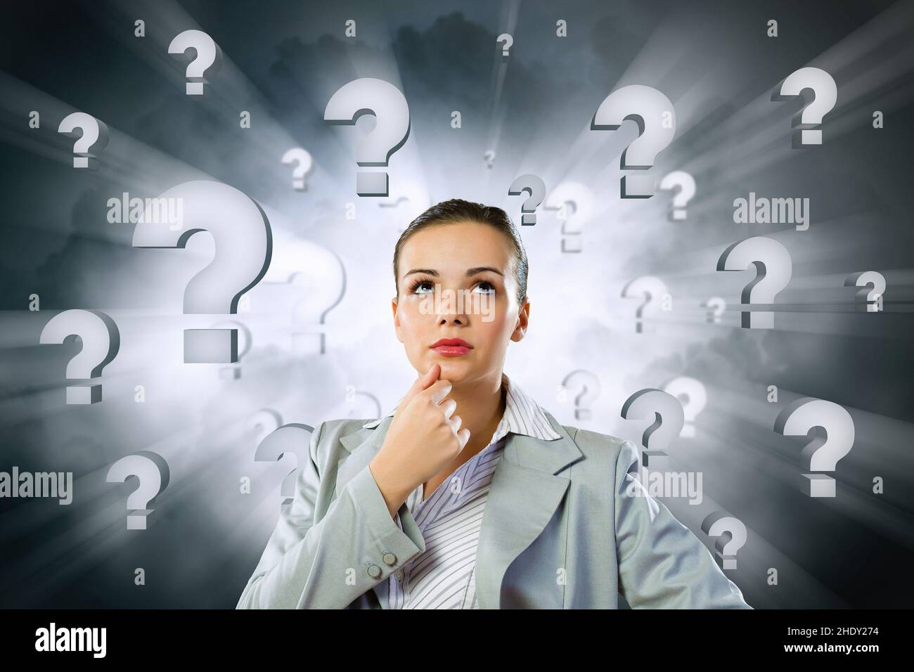 thinking, clueless, question mark, question, think, thinks, question ...