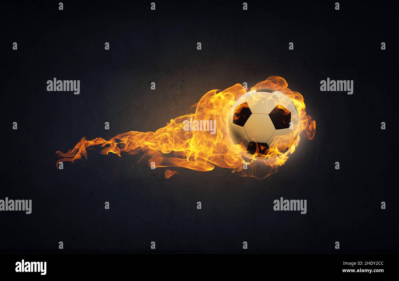 soccer, fire, passion, soccers, fires, passions Stock Photo - Alamy