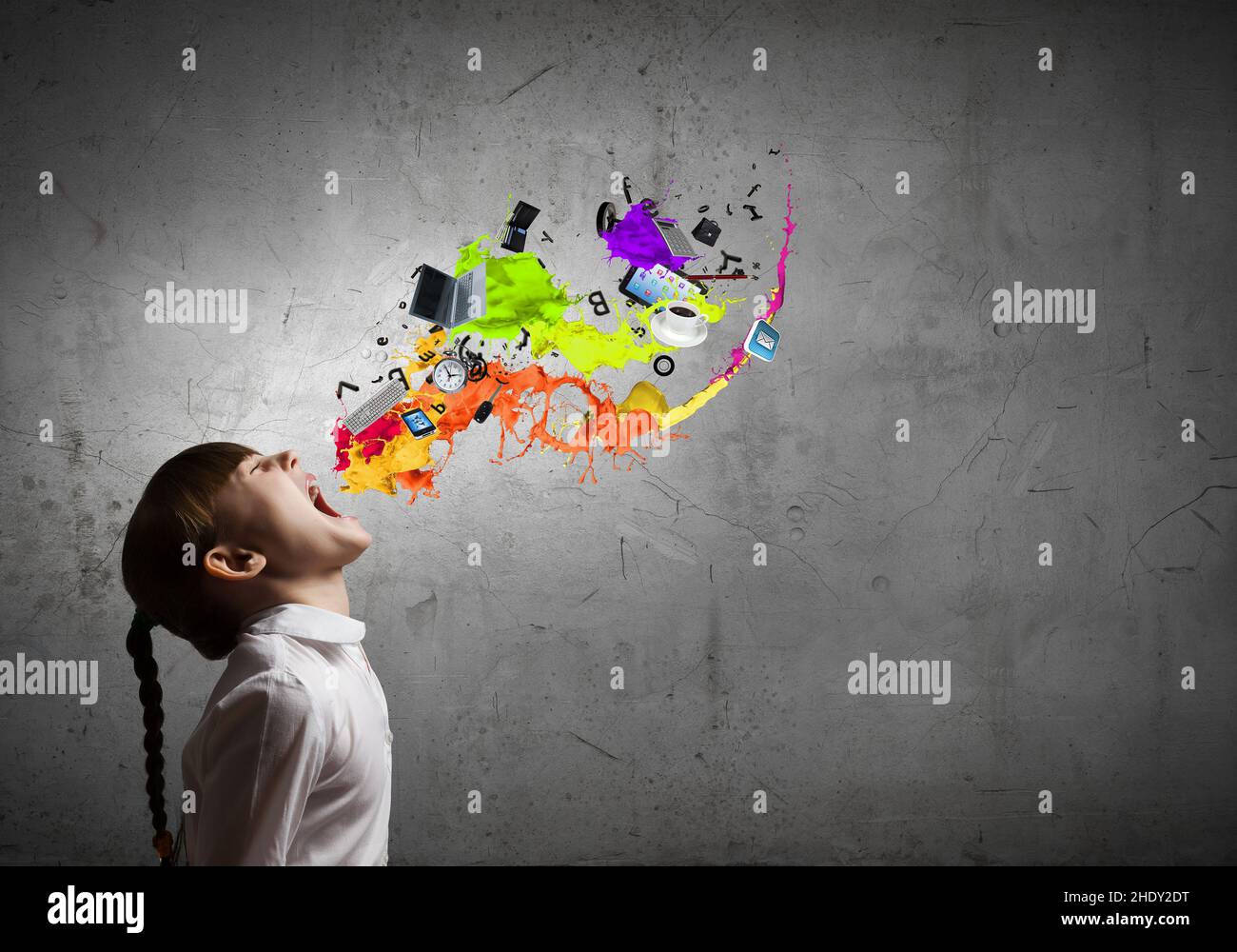 girl, media, digital, splash, creativity, organize, girls, medias ...