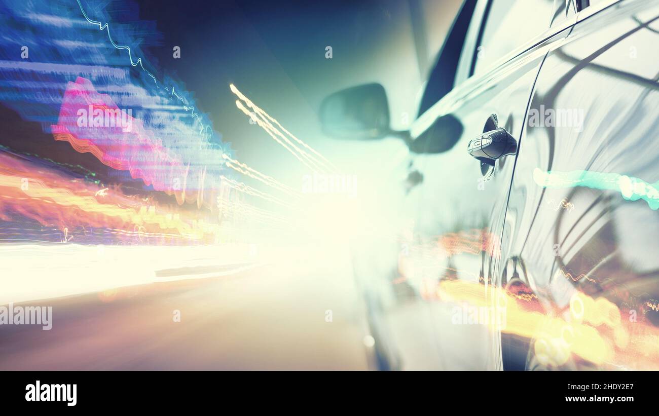 car, lights, speed, cars, light, speeds Stock Photo - Alamy