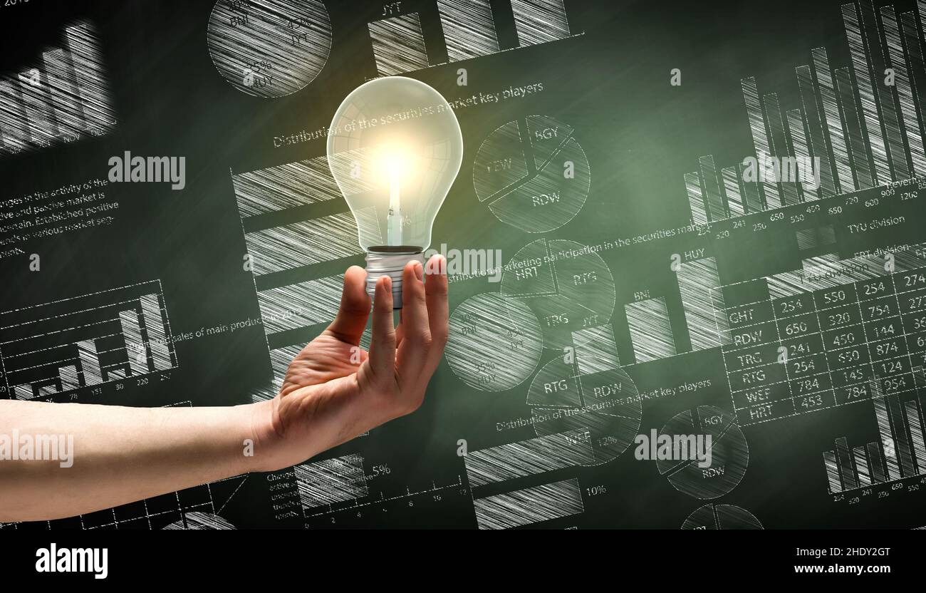 idea, solution, data analysis, ideas, feedback, result, solutions Stock ...