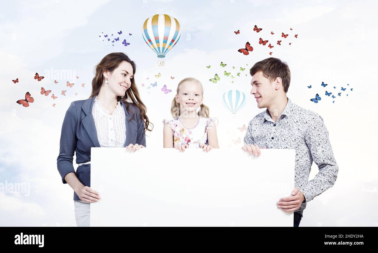 happy, family, advertising, happies, families Stock Photo - Alamy