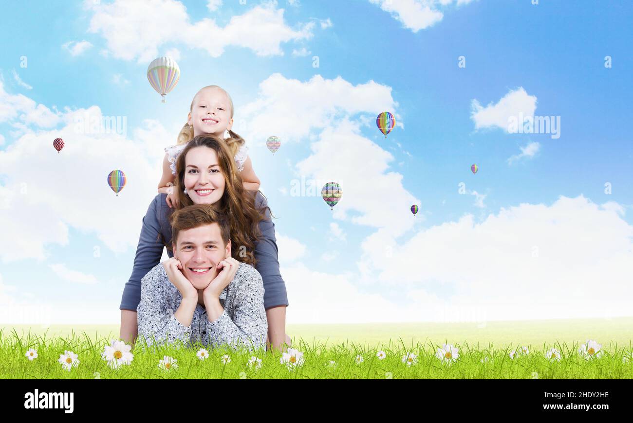 happy, togetherness, family, happies, cohesions, families Stock Photo ...