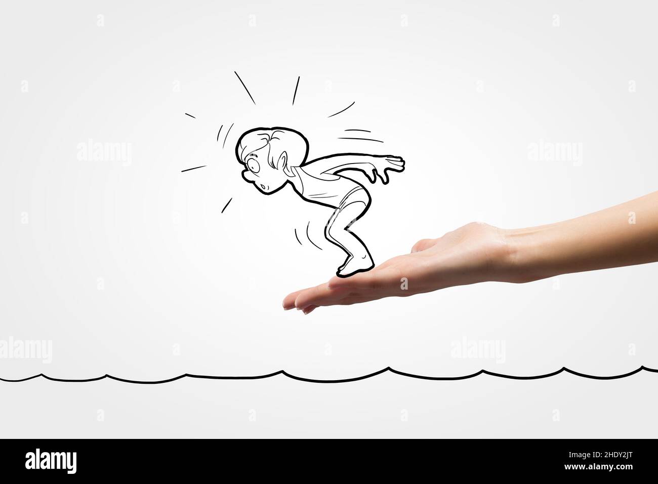 fear, challenge, diving board, neuland, fears, challenges, diving ...