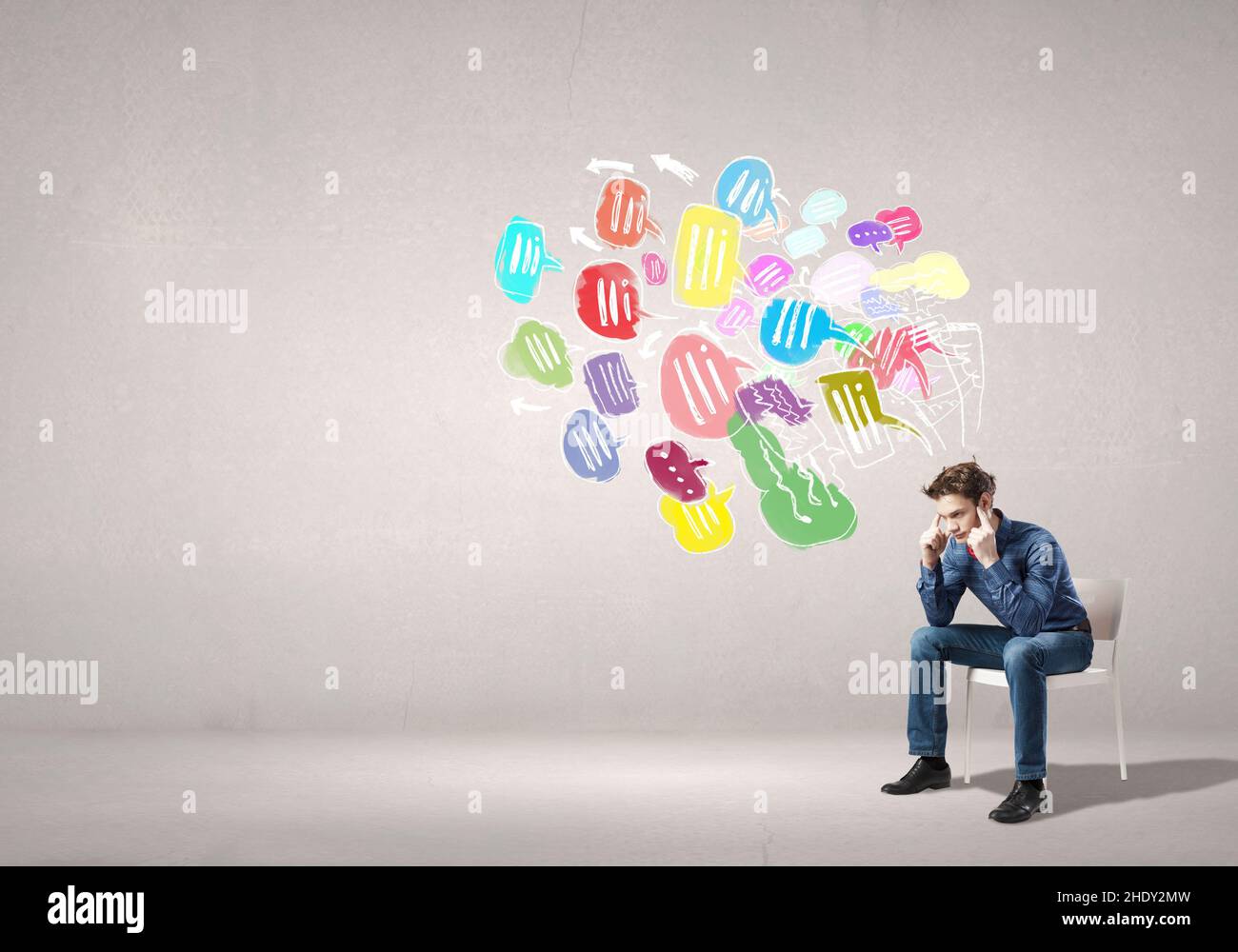 chaos, concentration, thinking, information, Self-talk, chaotic ...