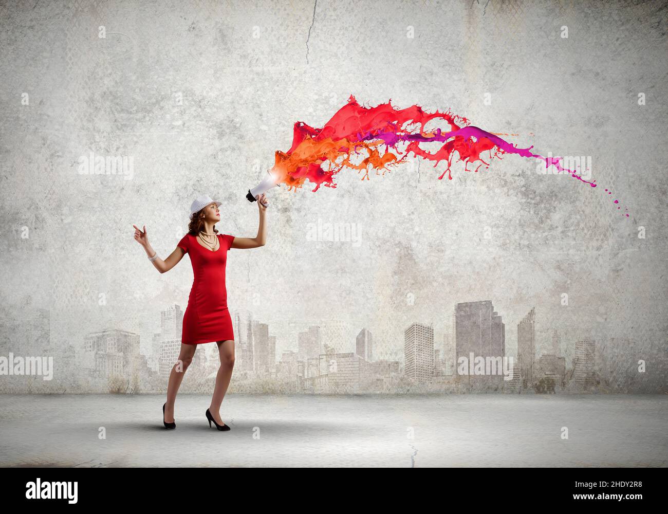 red, advertising, splash, creativity, reds, spatter, splashes ...