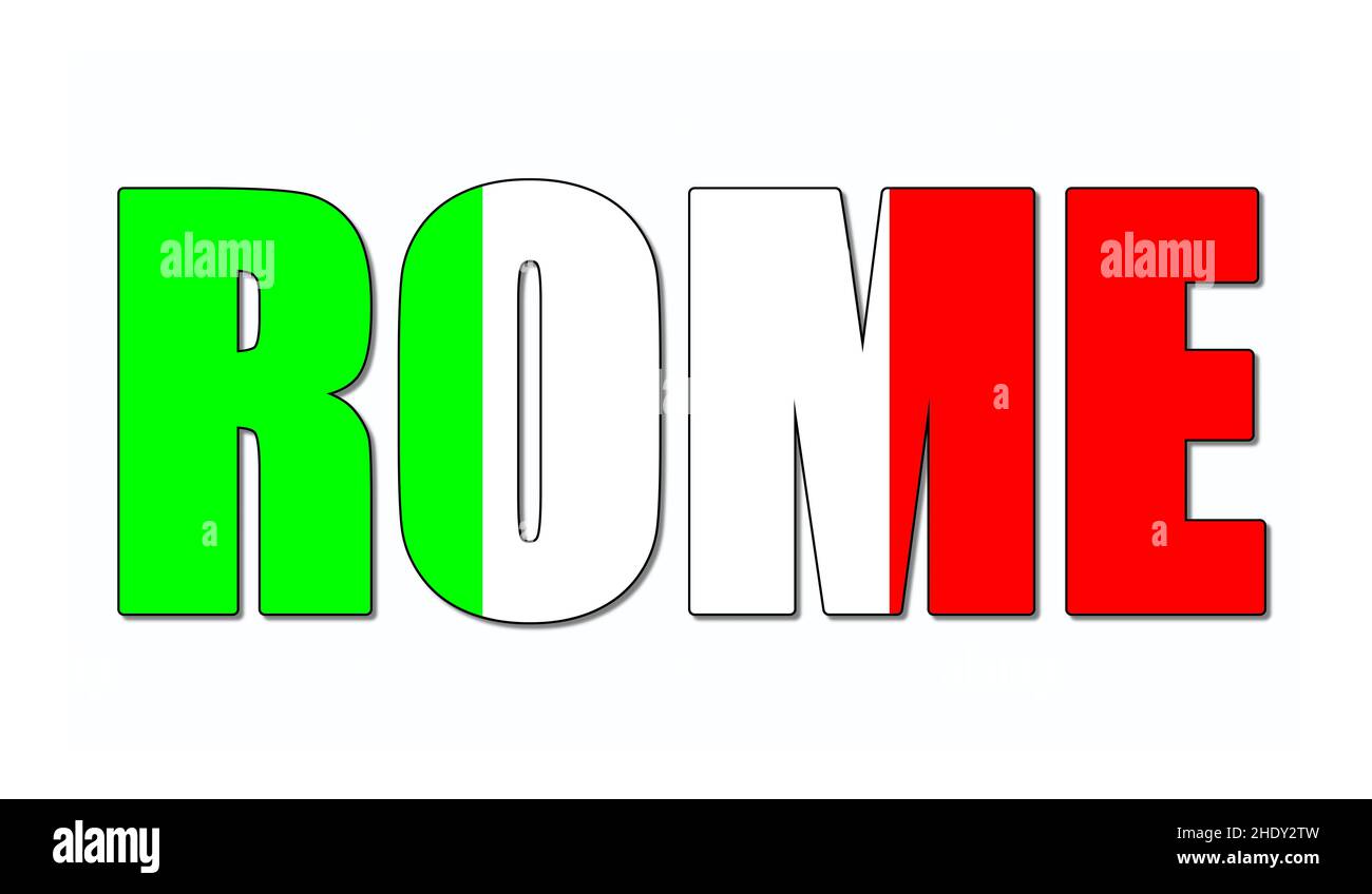 Rome symbol icon illustration Stock Photo - Alamy