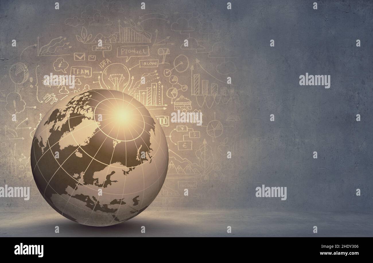global, worldwide, mind mapping, globals, worldwides Stock Photo - Alamy