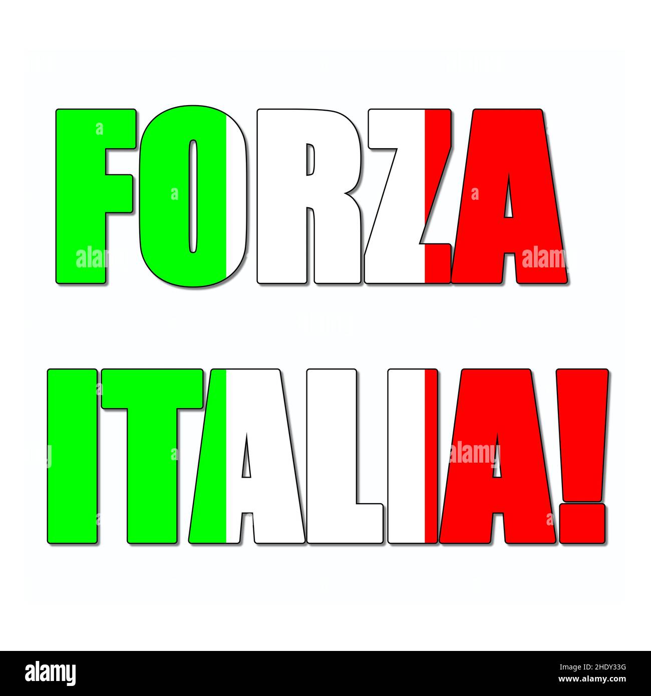 Forza italia Cut Out Stock Images & Pictures - Alamy