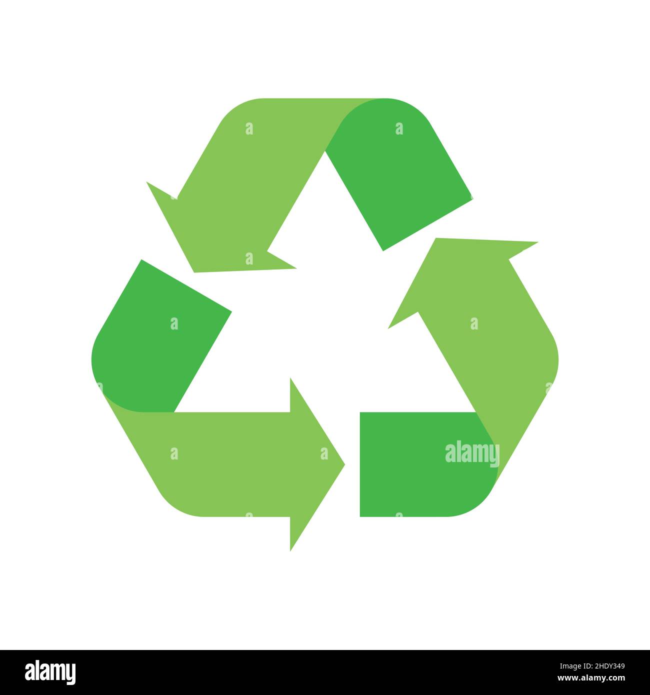 Simple flat Universal Recycling Symbol Stock Vector Image & Art - Alamy