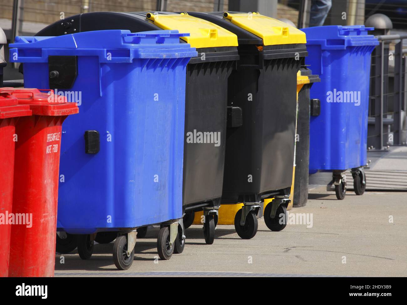 dustbins, waste containers, dustbin Stock Photo - Alamy