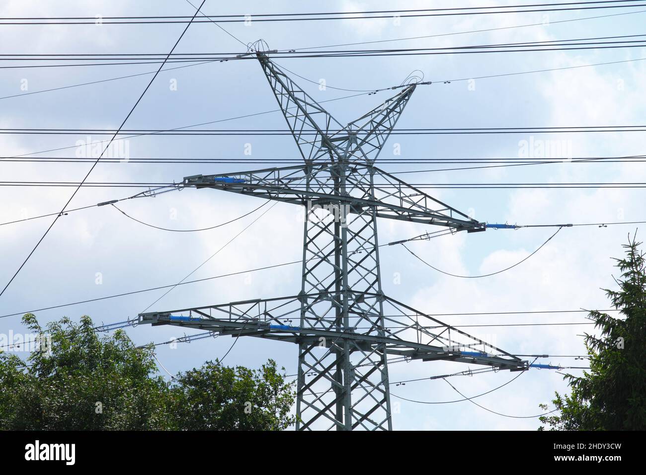 power line, power lines Stock Photo - Alamy