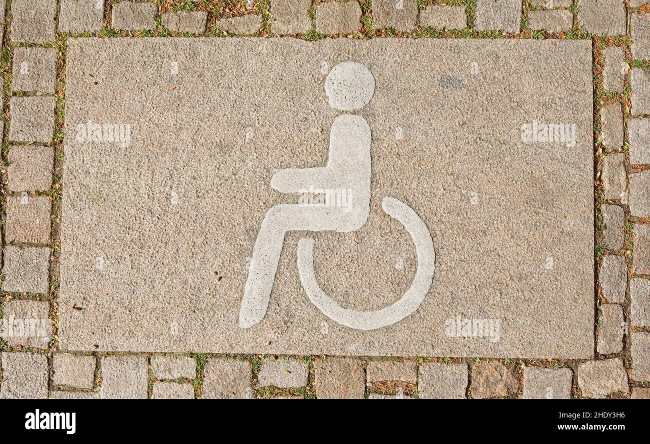pictogram, disabled driver sign, pictograms, disabled driver signs ...