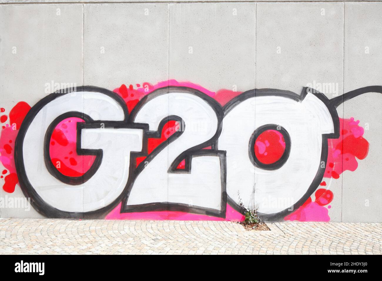 graffiti, g20, graffitis Stock Photo - Alamy