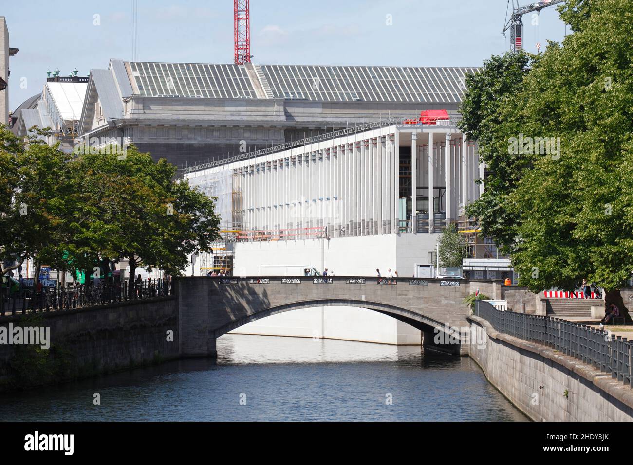 berlin, museum island, construction side, museum islands, construction ...