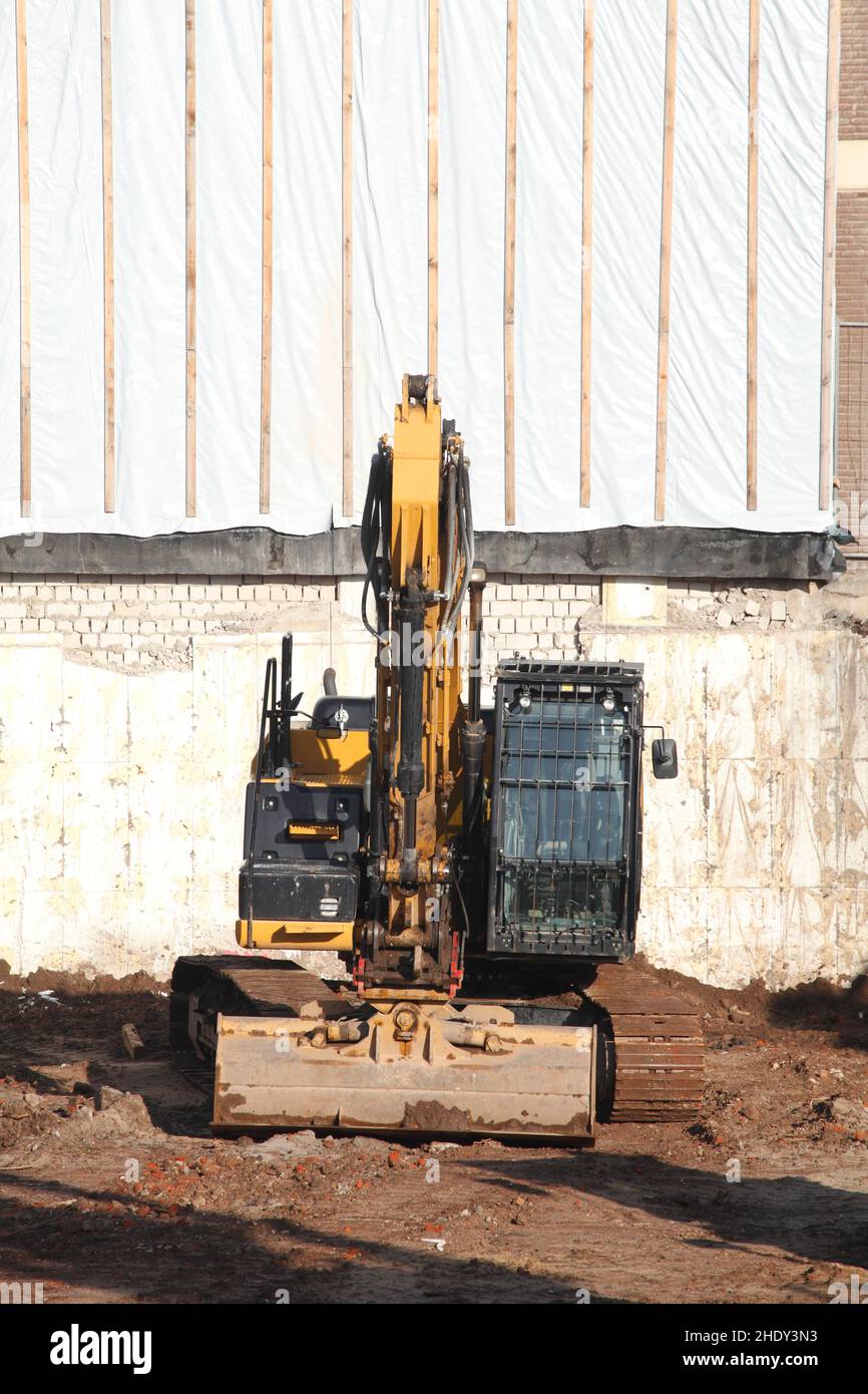 excavator, construction vehicle, earth movers, construction vehicles ...