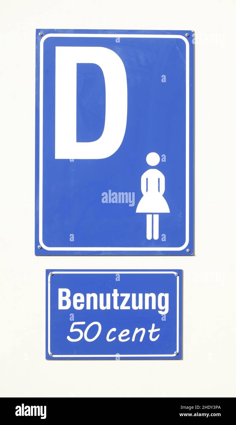 information sign, ladies room, information signs, ladies rooms Stock ...