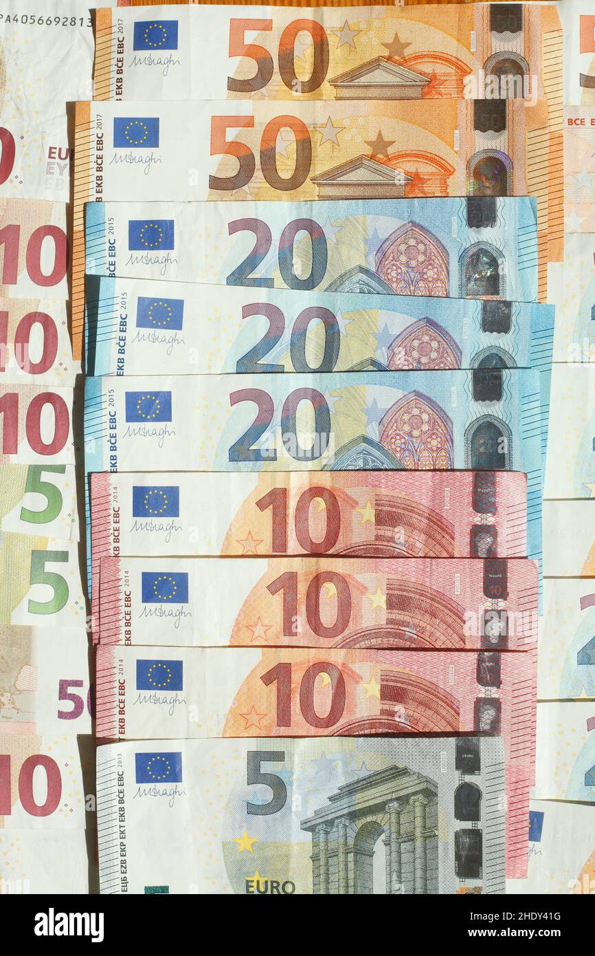 paper money, banknotes, euro notes, paper moneys, banknote Stock Photo ...