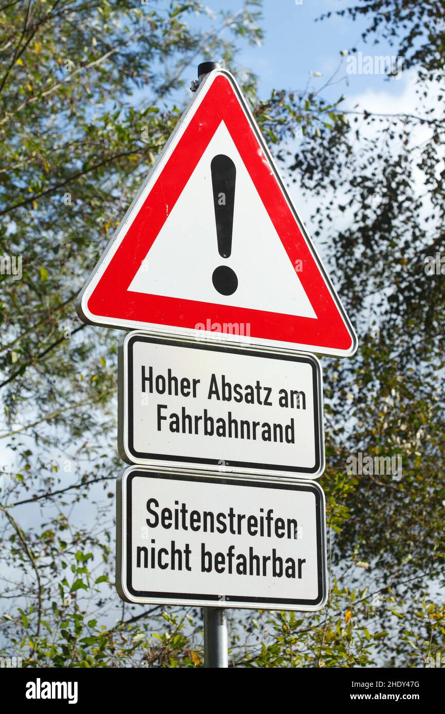 traffic sign, warning sign, information sign, road sign, road signs ...