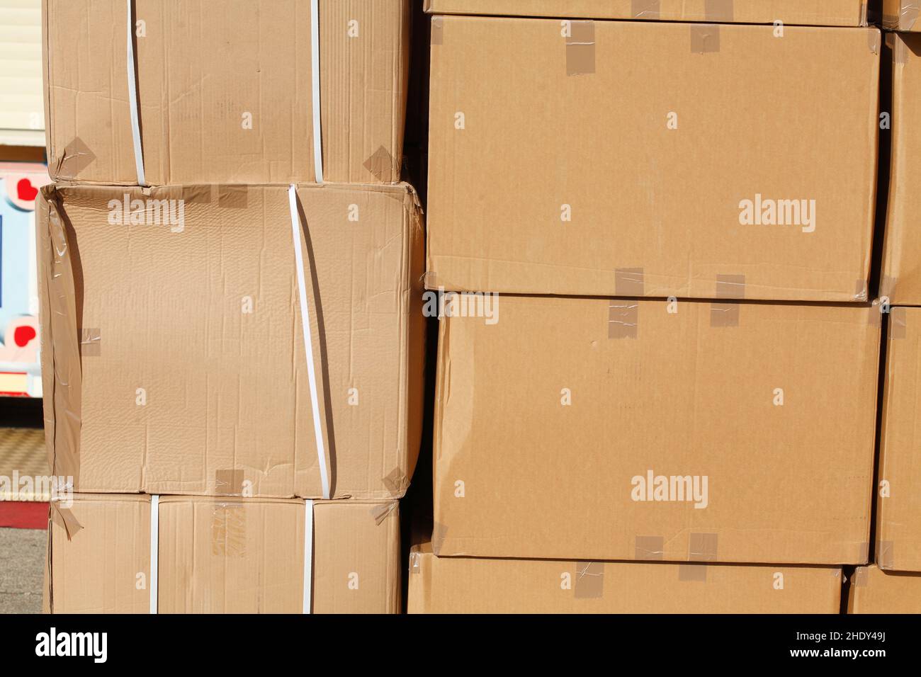 cartons, moving carton, carton, moving box, moving cartons Stock Photo ...