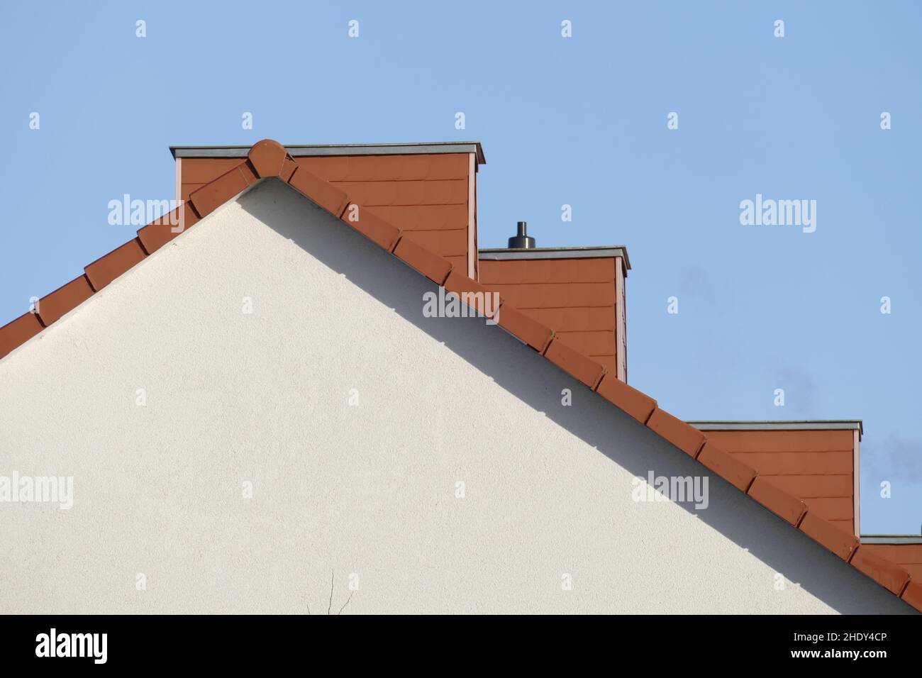 house, new building, gable, houses, new buildings, gables Stock Photo ...