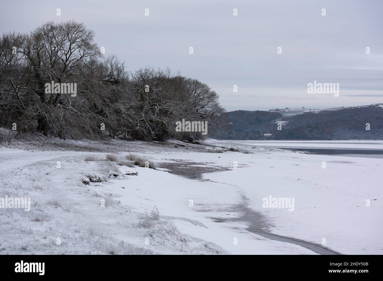 Uk winter snow landscape hi-res stock photography and images - Alamy