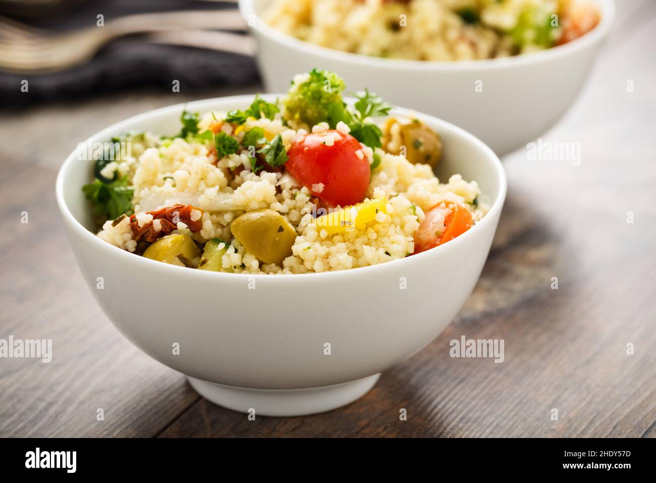 salad, couscous, low fat, salads, cuscus Stock Photo - Alamy