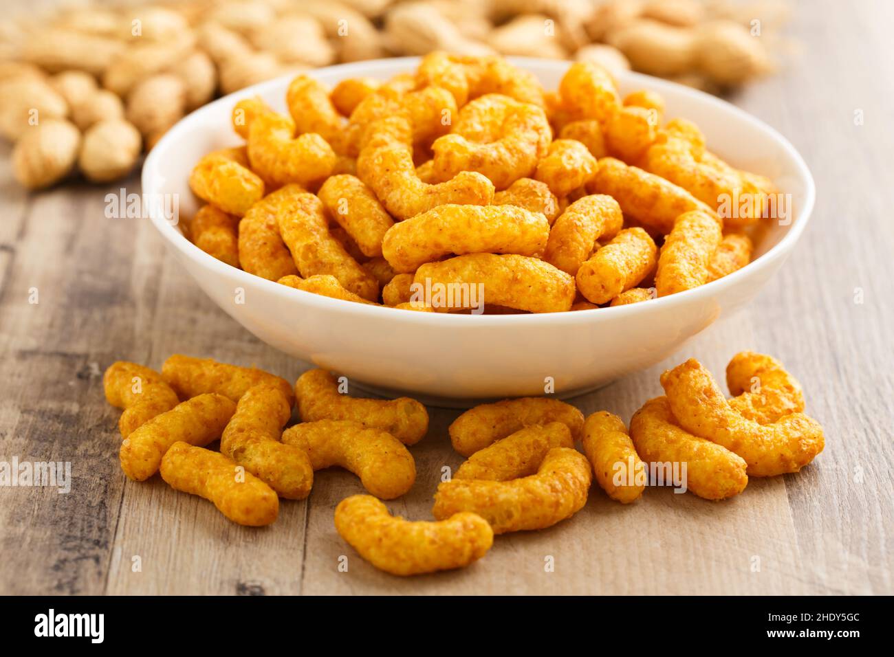peanut puffs , snack, peanut puffs s, snacks Stock Photo - Alamy