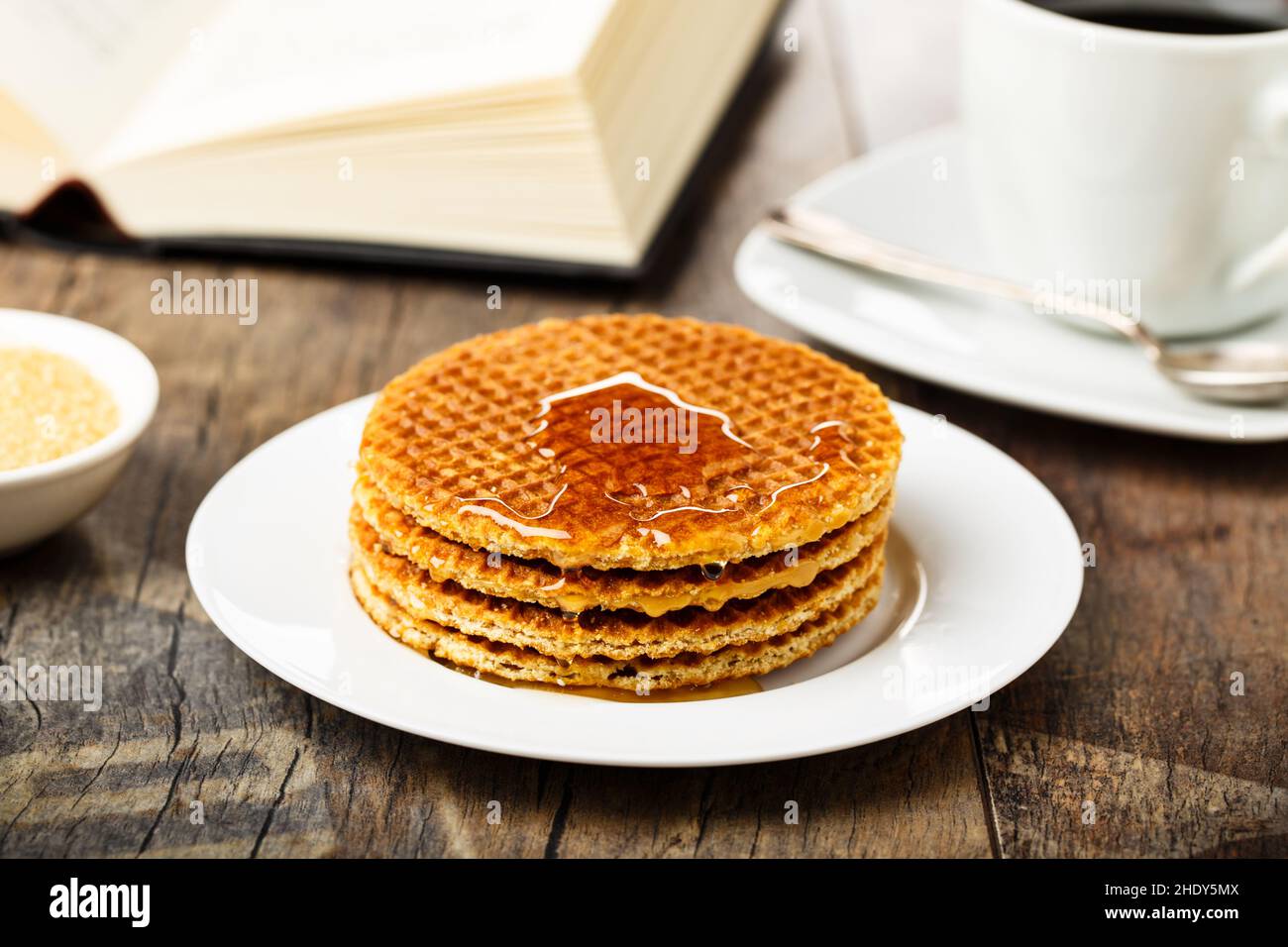 Stroopwafel cookies hi-res stock photography and images - Alamy