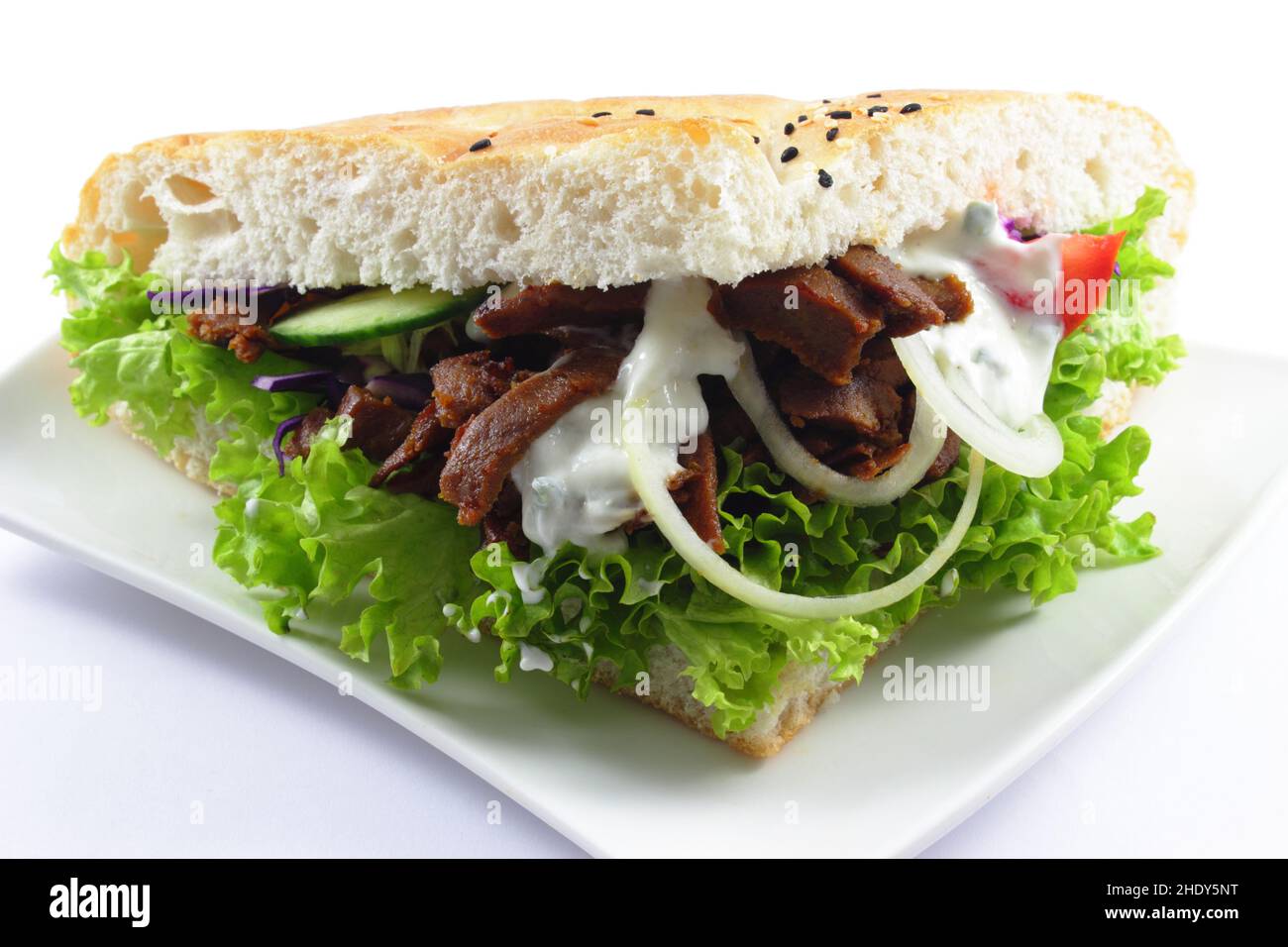 doner kebab, lamb, gyros, doner kebabs, lambs, typical greek meal Stock ...