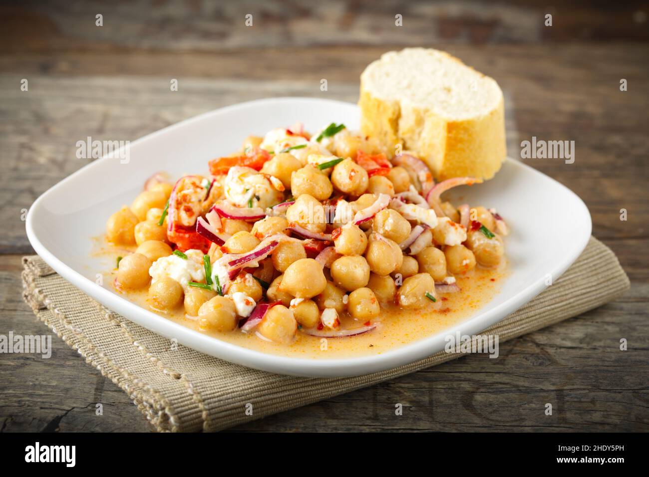 appetizer, chickpea salad, appetizers, chickpea salads Stock Photo - Alamy