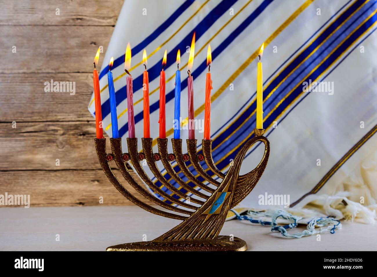 menorah, Chanukah candelabra , menorahs Stock Photo - Alamy