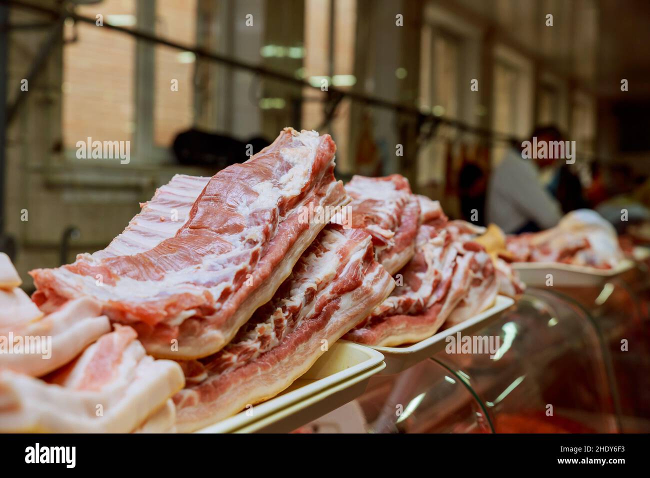 pork, butcher, porks, butchers Stock Photo - Alamy