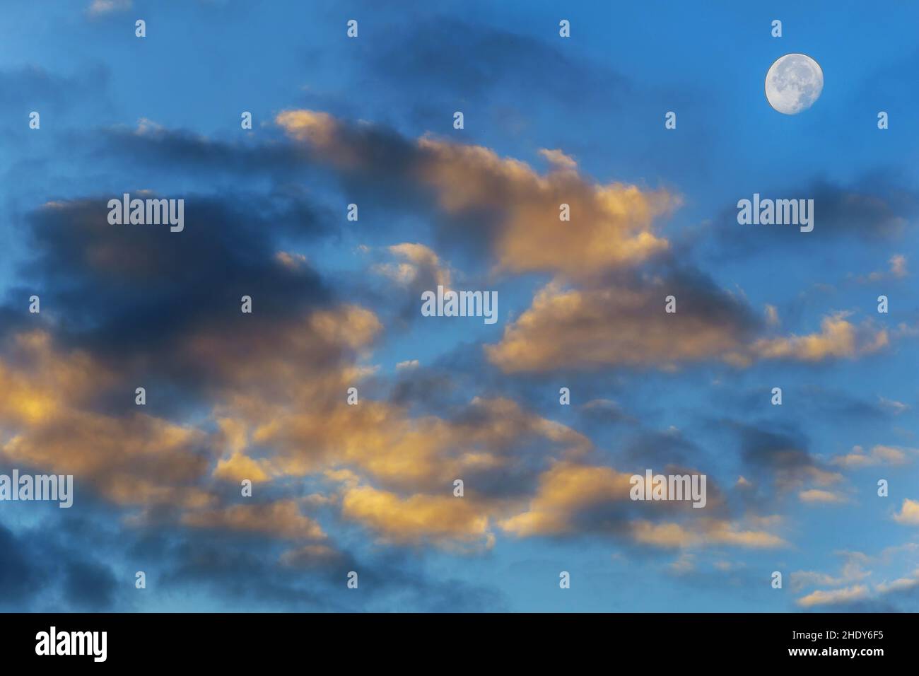 sky only, clouds, moon, heaven, only sky, sky, sky onlies, cloud, moons Stock Photo - Alamy