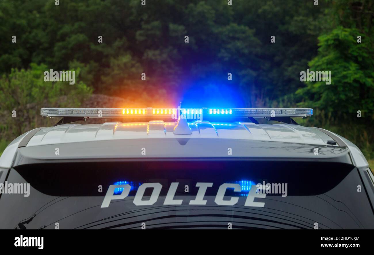 police, emergency light, polices, emergency lights Stock Photo - Alamy