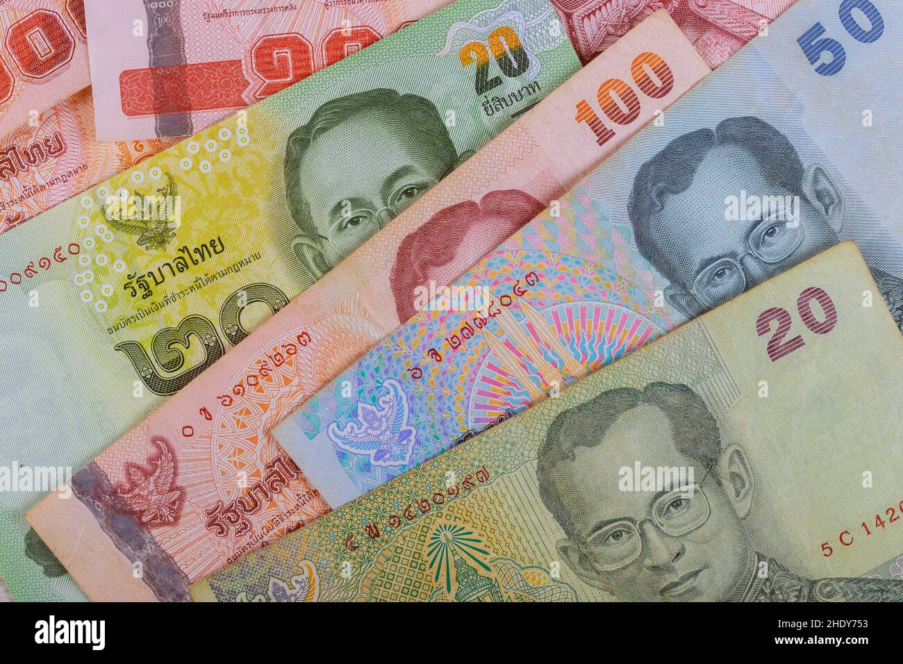 banknotes, baht, banknote Stock Photo - Alamy