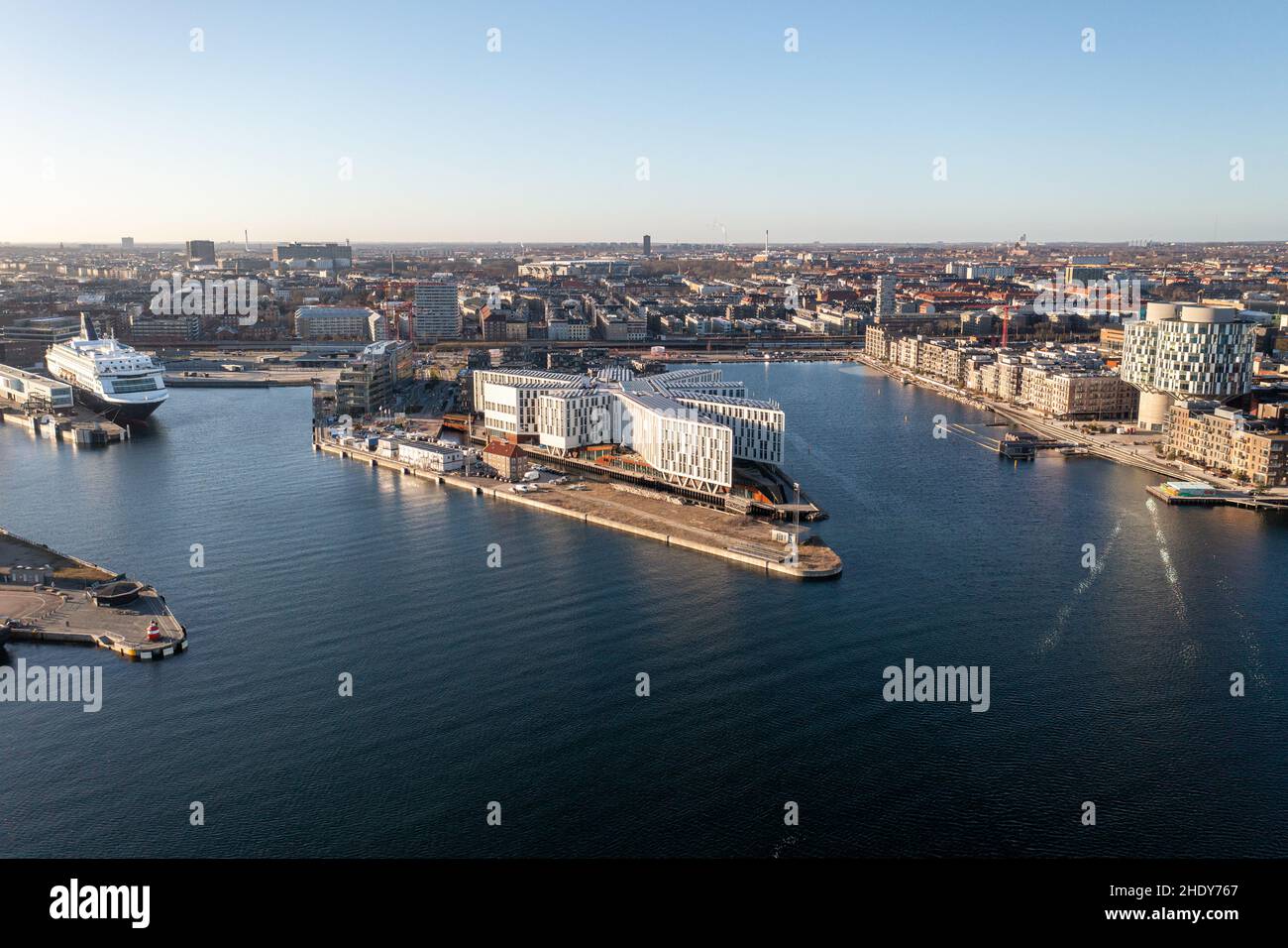Aerial View of UN City in Copenhagen, Denmark Stock Photo - Alamy