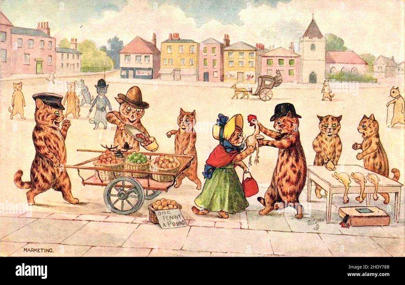 Louis wain hi-res stock photography and images - Alamy