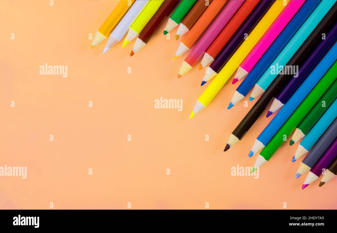 pens, crayon, pen, crayons Stock Photo - Alamy