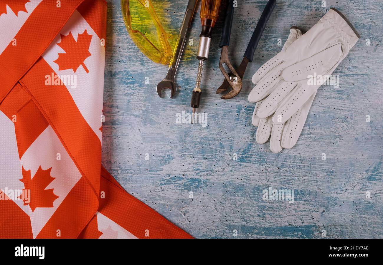 tool, canada, national flag, tools, canadas, national flags Stock Photo ...